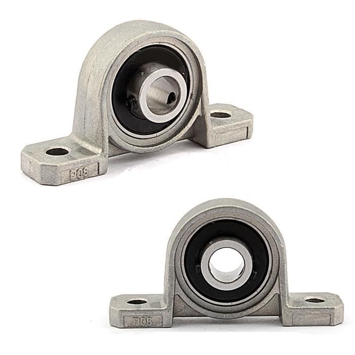 HEG Roulement De Bloc D'Oreiller Akozon Pillow Block Bearings, 1Pcs 8Mm Kp08 Bearing Shaft ...