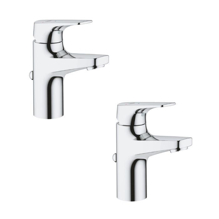 Mitigeur lavabo GROHE Start Flow taille S - Chromé - Cdiscount Bricolage