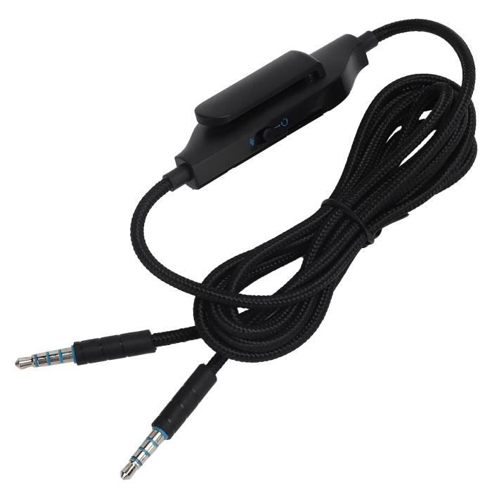 Câble de casque HURRISE pour Logitech G633 G930 - 3,5 mm mâle à 3,5 mm ...