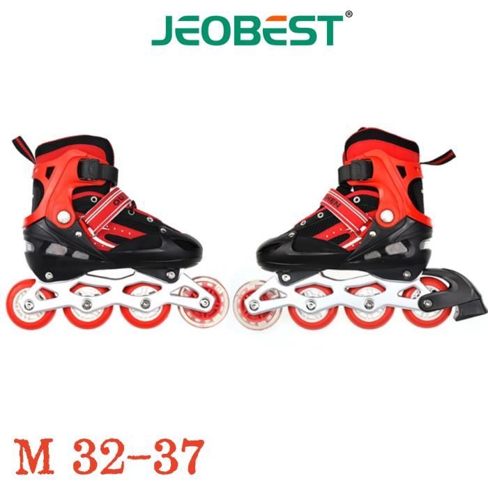 Patins à roulettes 4 roues - JEOBEST - Réglables - Roues PVC Simple ...