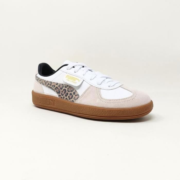 PUMA BASKET PALERMO LEOPARD - 403044-01____BL___LE____39 Blanc ...