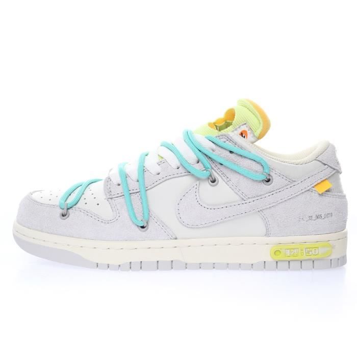 Off-White™ x Baskets Nike SB Dunk Low Lot "Le 14-50" Bleu - Cdiscount ...