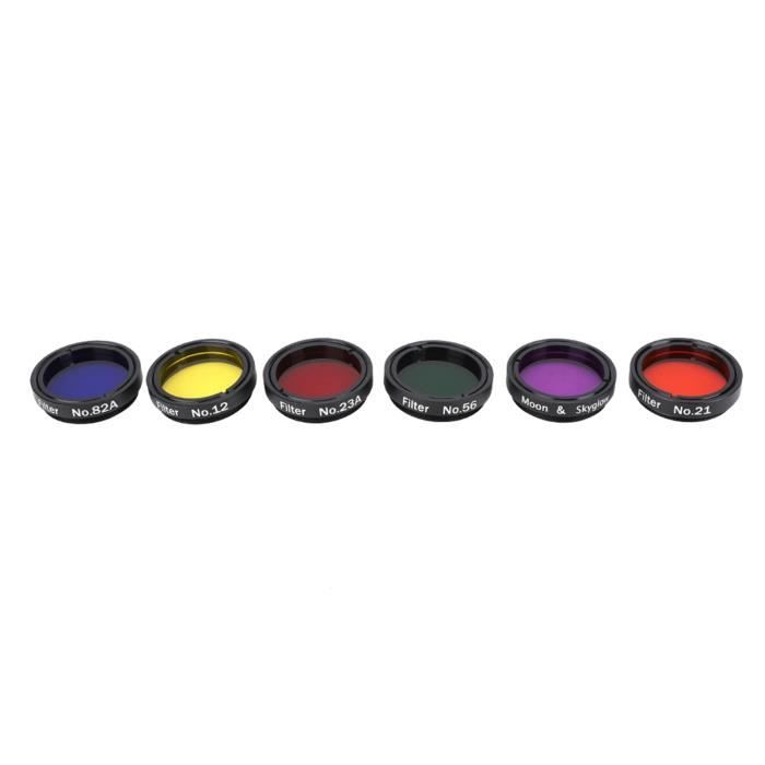 OMABETA Filtre de télescope Kit de filtres de télescope colorés de 1.25 ...