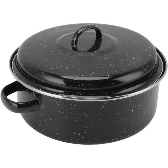 Poêle À Rôtir Finition Mouchetée Noire Poêle À Rôtir Antiadhésive Avec ...