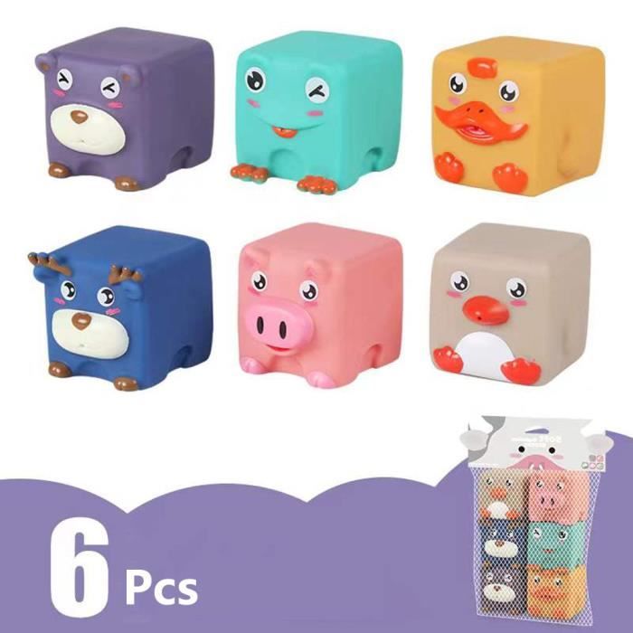 Blocs de construction en Silicone 3D pour bébé, jouet de préhension ...