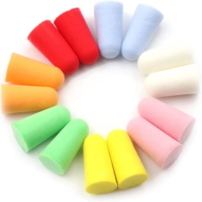 50 Paires De Mousse Oreille Plug Bouchons D'Oreilles Anti-Bruit Ultra ...