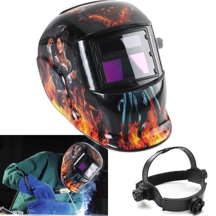 Masque Auto Solaire Soudage Casque Welding Helmet Lens Soudeur Weld ARC ...