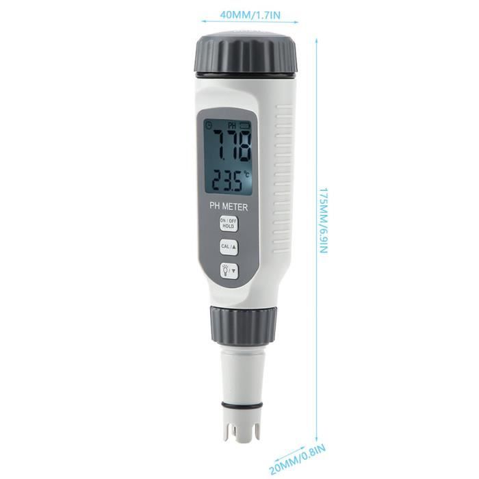 PH Mètre Professionnel Acidimètre Appareil De Mesure De Précision ...
