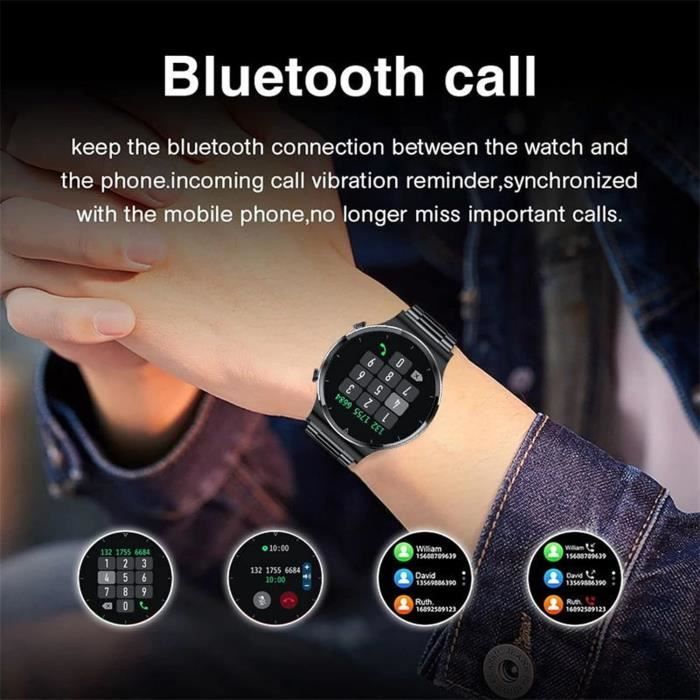 Montre Connectee Men Smart Watch Montre Bluetooth Montre Montre ...