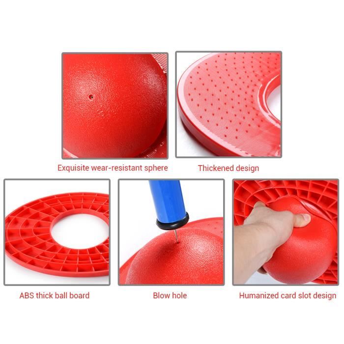 ZERONE Ballon sauteur Rock Balance Board Enfants Exercice Rebondissant ...