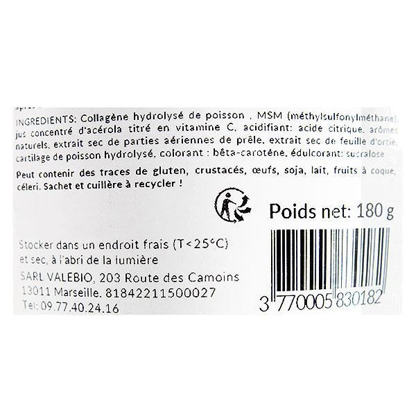 Valebio Collagène Marin Type 1,2 et 3 180g - Cdiscount Santé - Mieux vivre