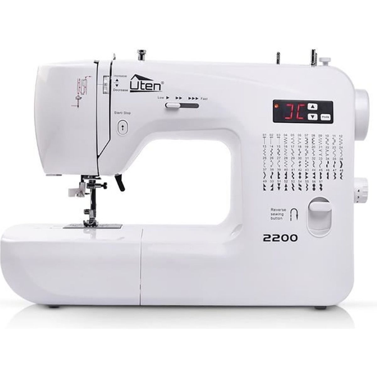 Machine á Coudre Électronique avec 60 Points de Couture,LED Écran ...