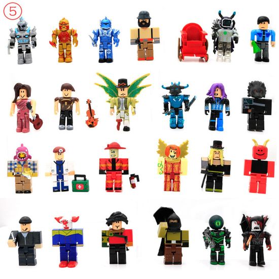 24pcs/set Cartoon Blocks PVC Blocks Animated Toys Series Christmas Gift ...