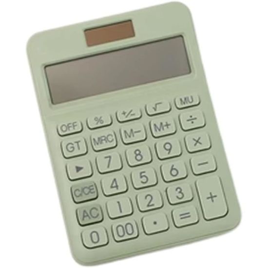 Calculatrices De Bureau, Calculatrice Portable, 12 Chiffres Lcd Grand ...