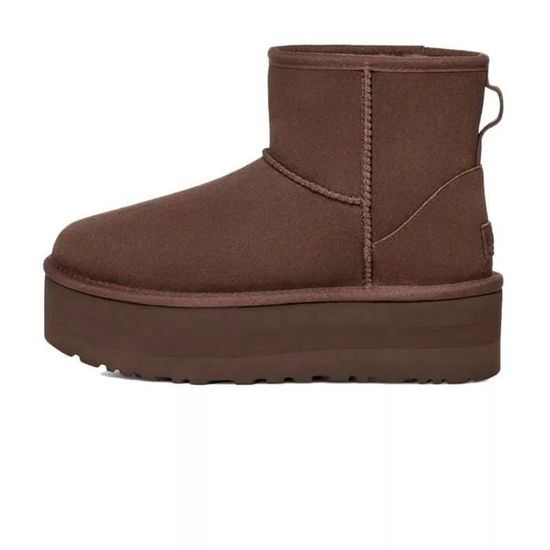 Bottes Classic Mini à Plateforme Marron - UGG - Homme - Burnt cedar ...