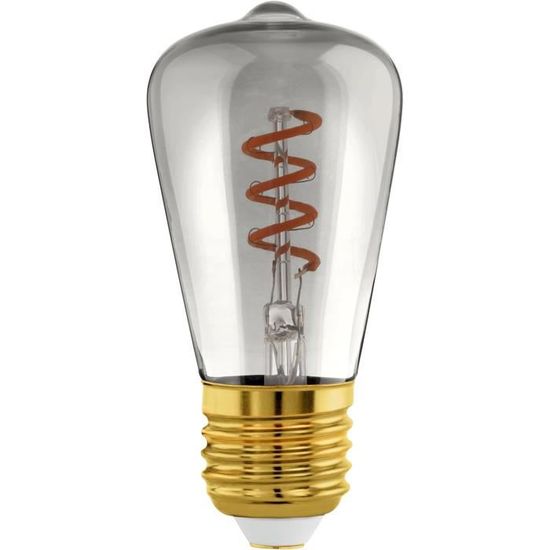 Lampe Led E27 Dimmable, Filament Vintage Spirale, Ampoule Edison Piston ...