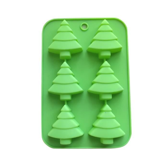 Moule de cuisson en silicone au chocolat pour sapin Noël, à gâteau fait ...