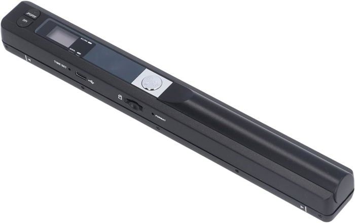 SCANNER-BLACK Scanner Portable, Scanner de Documents Mobile A4 USB 2.0 ...