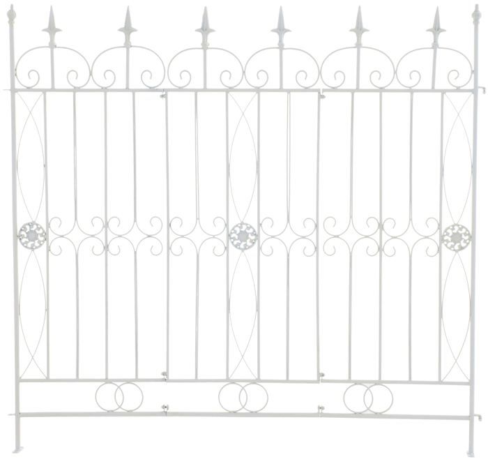 Clôture bordure de jardin - DÉCOSHOP26 - 115x125 cm - Métal - Durable ...