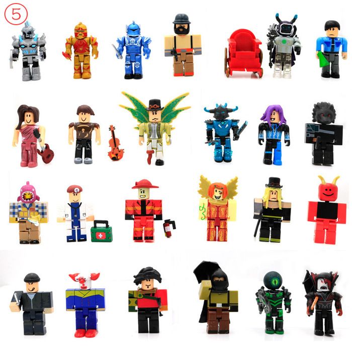 24pcs/set Cartoon Blocks PVC Blocks Animated Toys Series Christmas Gift ...