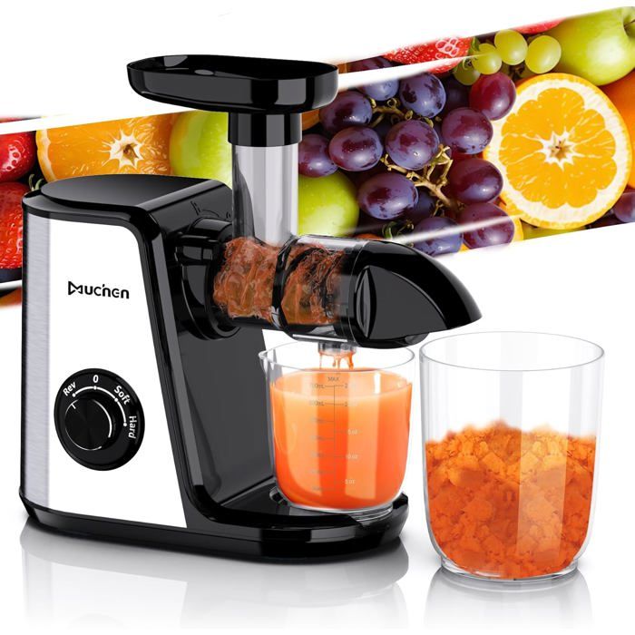 Extracteur de jus à froid - ZOKKO - Muchen - Sans BPA - Double tasse ...