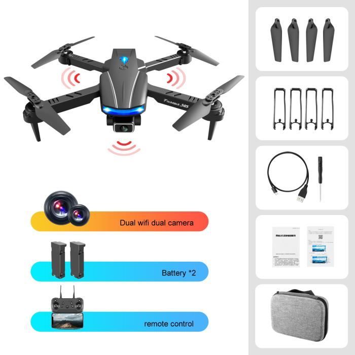Caméra double 4K 1B - Mini Drone S85 Pro Rc 4k Professionnel Hd, Double Caméra Fpv, Eviter Les ...