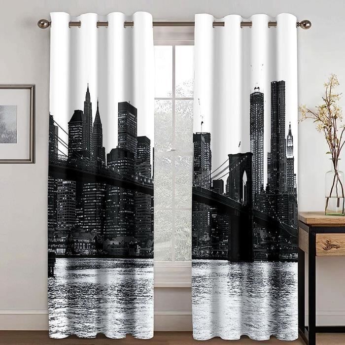 New York City Imprimer Photographie Noir Et Blanc En Soirée Photo ...