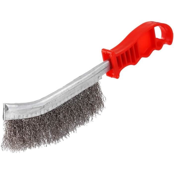 Brosse Métallique Brosse à Main En Fil Métallique Robuste Poils En
