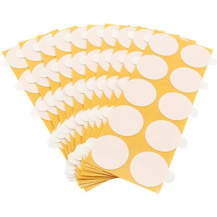 Pastilles adhésive double face - En film de polyéthylène - Très ...