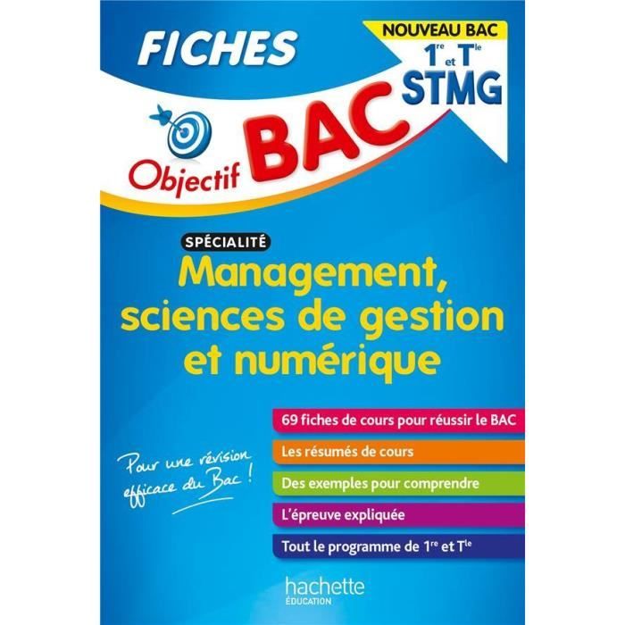 Livre - Objectif Bac - Management et Sciences de Gestion - 1re et ...