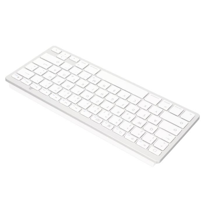 Cikonielf Petit clavier Clavier sans fil Ultra léger et ergonomique ...