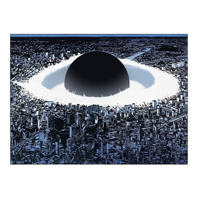 Poster Affiche Akira Manga Destruction De Tokyo 16 Juillet 1988 ...