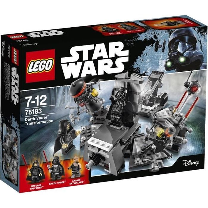 LEGO® Star Wars™ 75183 La Transformation Dark Vador™ - Cdiscount Jeux ...