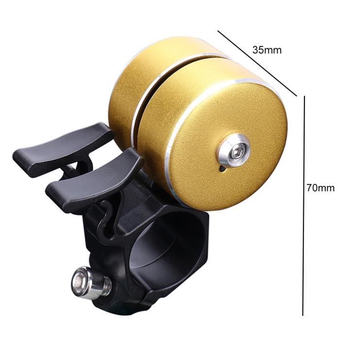 Bell de bicyclettes double corne de corne d'aluminium alliage de guidon ...