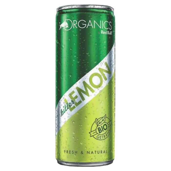 Red Bull - Red Bull Organics Bitter Lemon 25cl (pack de 24) - Cdiscount ...