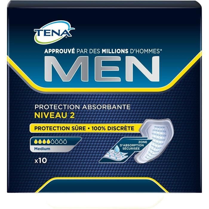 LOT DE 12 - TENA Men - Niveau 2 Médium Protection absorbante homme ...