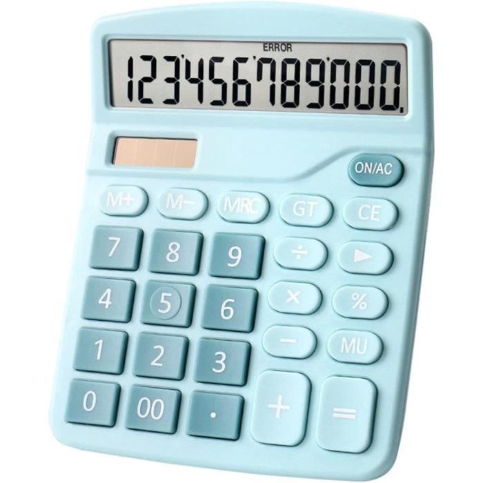 Calculatrice De Bureau Avec Fonction Standard Avec Grand Écran Lcd À 12 Chiffres Solaire Et ...