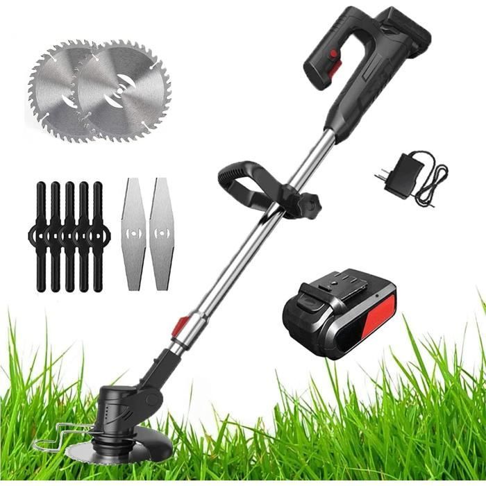 Qazx Débroussailleuse À Batterie Electrique Sans Fil, 48V Coupe Bordure ...