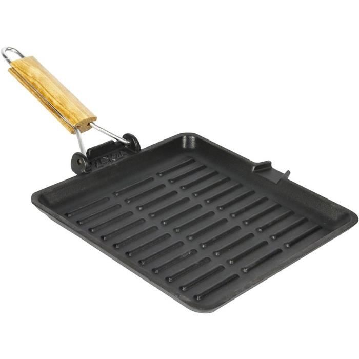 Crealys Grill - 512018 - Carre Fte Emaille Induction - Cdiscount Maison
