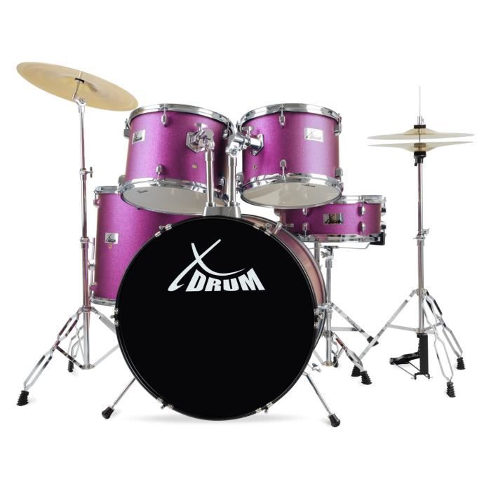 Batterie - XDrum - Semi 22" Standard batterie Violet - Cdiscount ...
