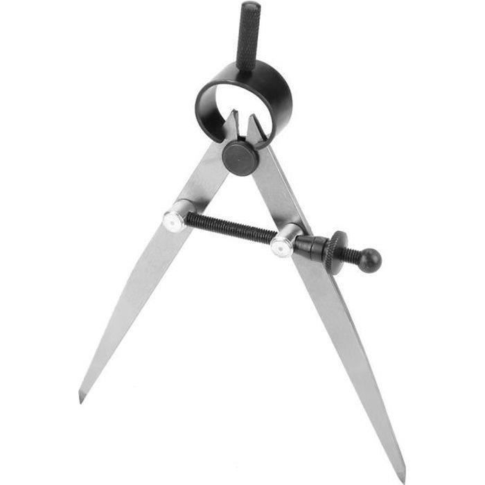 Rabais-100mm Compas à pointes sèches En Cuir Diviseur De Printemps ...