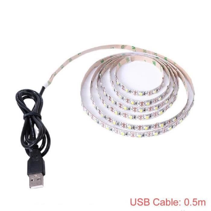 Bande Lumineuse Led Usb Smd 2835 3528 60 Diodesm Éclairage De Fond Tv ...