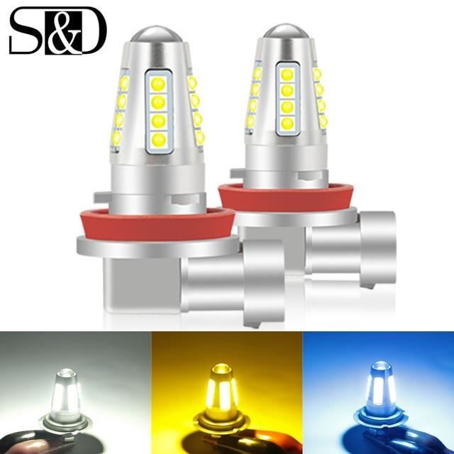 ECLAIRAGE TABLEAU DE BORD,WHITE-P13W--1pc H7 Led H8 H11 H16 HB4 9006 ...