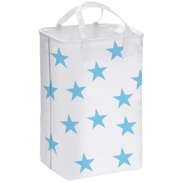 Panier à linge,Blue Star-XXL--Panier à linge sale, 75l compartiment à ...