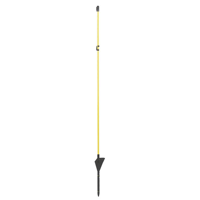 Piquet cloture fibre de verre oval Kerbl (x10) - Jaune - 106 cm/10x6 mm ...