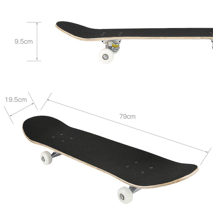 MIPAN. Planche de Skate complète en Bois d'érable Longboards d ...