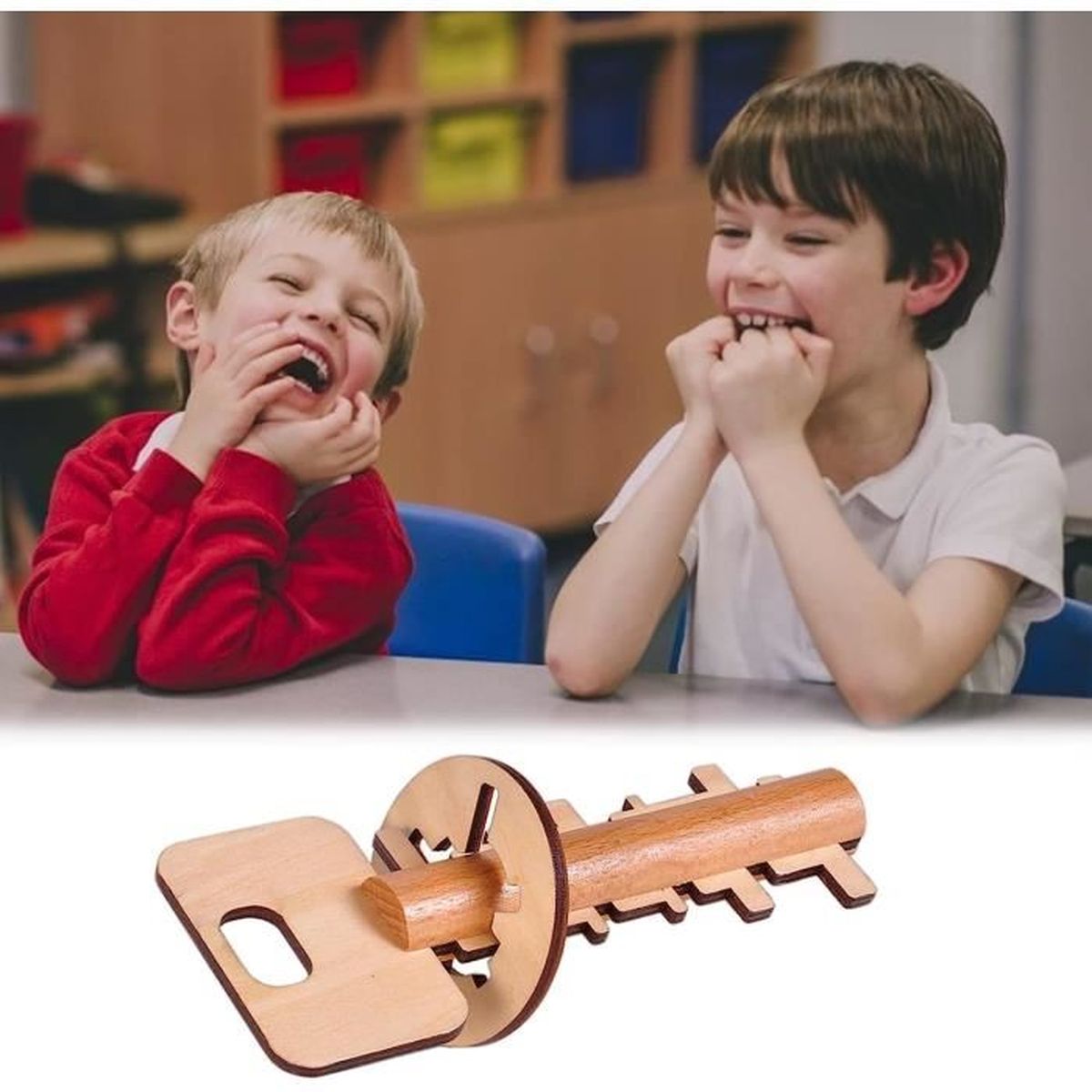 Casse-tête pour Adultes, Puzzle en Bois Kongming Lock, IQ Mind Test ...