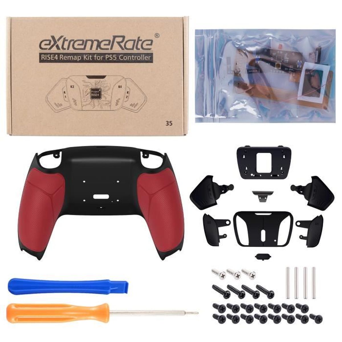 EXtremeRate RISE4 Remap Kit, 4 Palette pour ps5 Manette BDM-030 avec ...