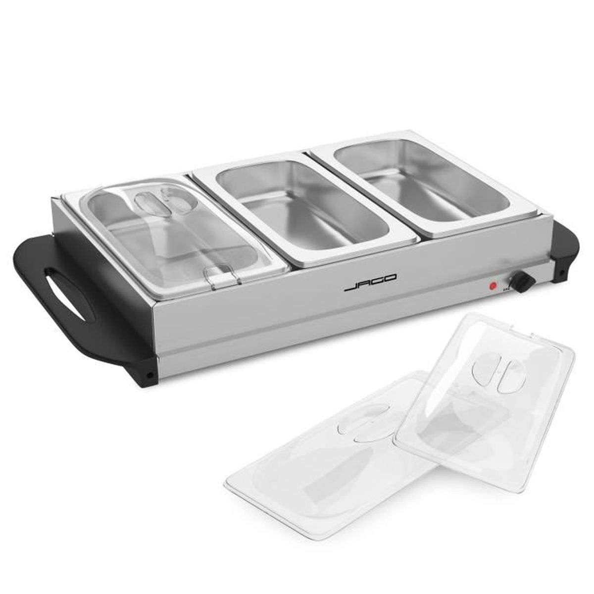 Jago® Chauffe-Plats Électrique - en Acier Inoxydable, Maintien de la ...