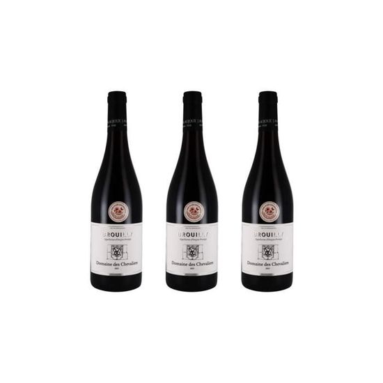 [ lot de 3] Vin rouge Anjou Domaine des Chevaliers - 75cl - La cave ...
